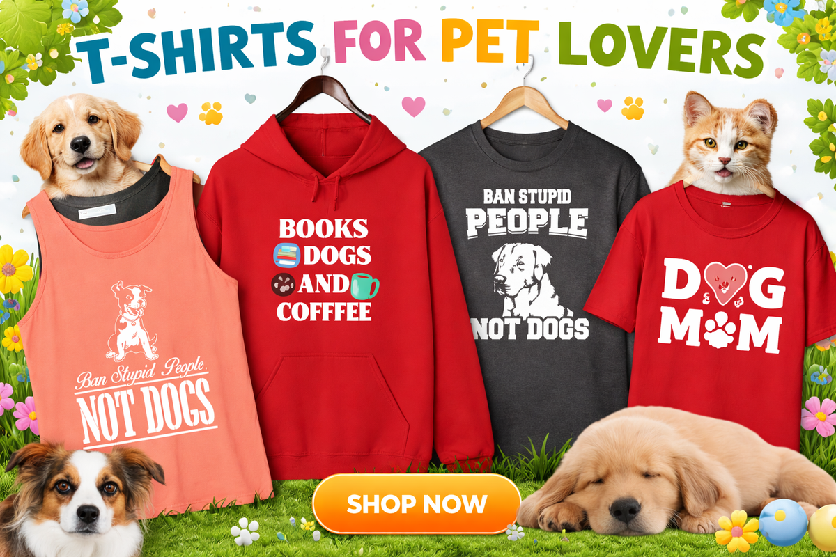 T-shirts for pet lovers collection – Page 2 – Dog Pawshop