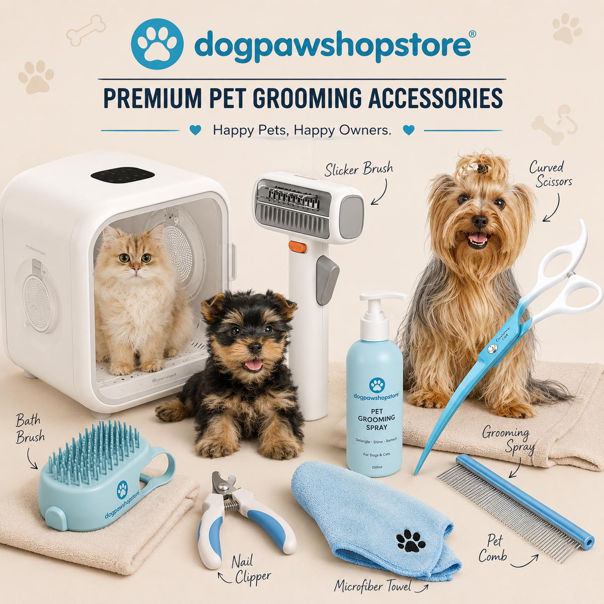 Premium Pet Grooming Accessories for Happy, Healthy Pets – Dog Pawshop